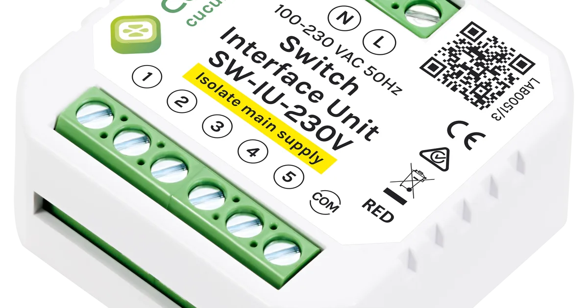 Switch Interface Unit - Mains Powered | Cucumber